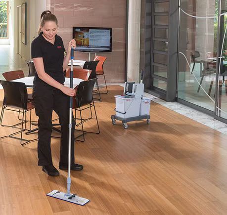 Vileda Professional 163808 MicroOne Premium Pocket Mops. Blue. 16 inch ...