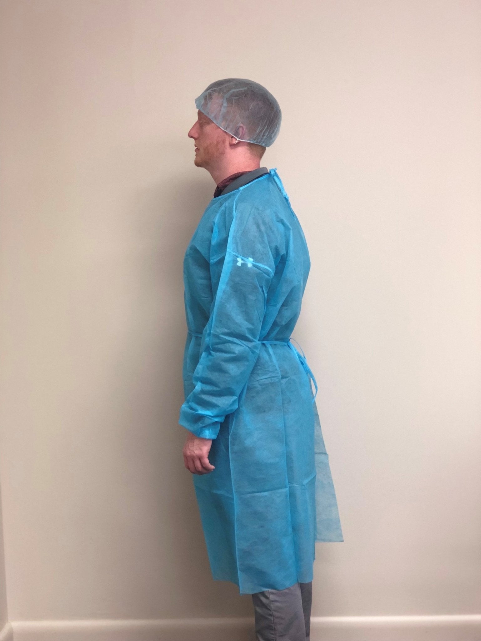 Keystone Safety ISO-NW-BLUE Keystone Isolation Gowns ISO-NW, 50/Case ...