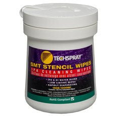 Techspray 1608-100DSP TechSpray 1608-100DSP, 70% IPA Presaturated Wipes ...